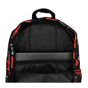 Marvel Deadpool Backpack Merc With A Mouth Verbiage All Over Print Laptop Travel Backpack