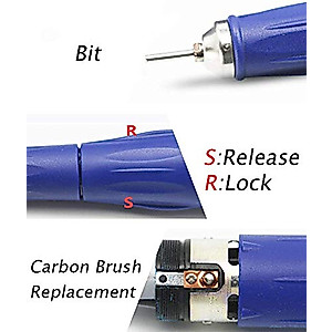 SERZG The New 40000RPM Stainless Steel Professional Electric Grinder Is Safe To Operate And Has A Wide Range Of Uses