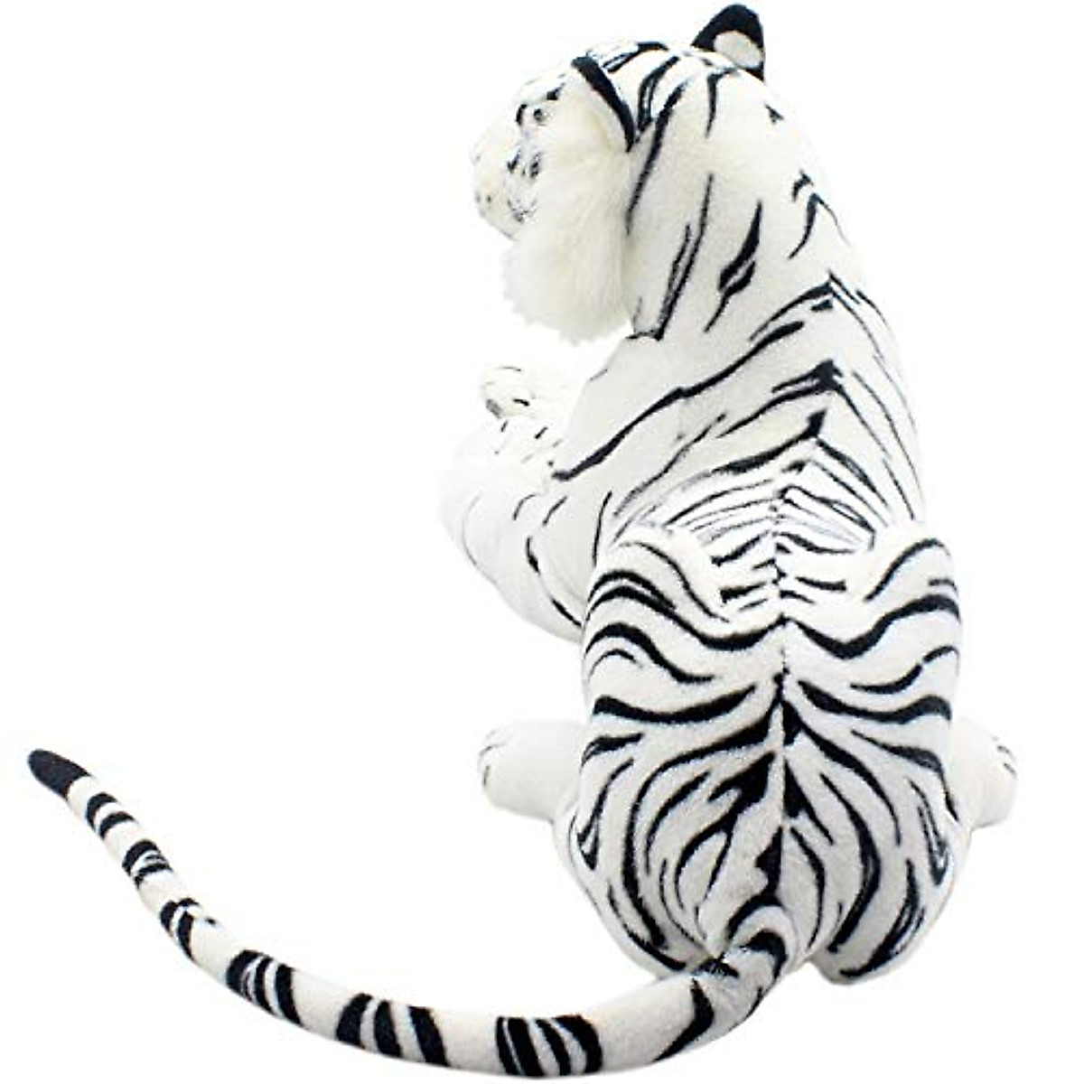 TAGLN Large Stuffed Animals Tiger Toys Giant Plush Big (White, 18 Inch)