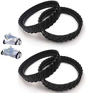 AR-PRO (4 Tracks R0526100 Upgraded Version Track Replacement | Compatible with MX8/MX6 In-Ground Pool Cleaner/Made of Premium, Heavy Duty Rubber - Improving The Parts Life Cycle by 50%