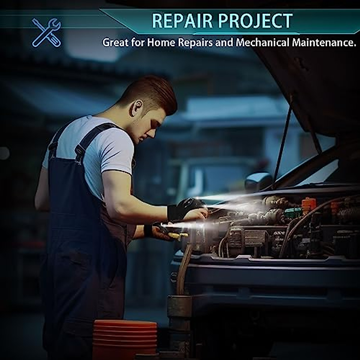 LED Flashlight Gloves Gifts for Men,Fathers Day Men Gift Hands-Free Lights Tools for Fishing Camping Repairing,Cool Gadget Unique Men Birthday Gifts