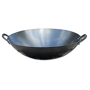 King Kooker #18WK Steel Wok, 17-Inch, Multicolor