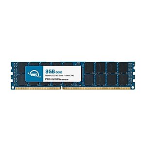 OWC 8GB DDR3 ECC Registered PC3-10600 1333MHz CL9 SDRAM Memory RAM Upgrade Module Compatible with 2009 2010 2012 Mac Pro Nehalem & Westmere Models (OWC1333D3MPE8GB)