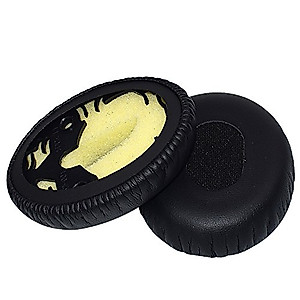 Alitutumao QC3 Ear Pads Headphones Replacement Earpads Memory Foam Ear Cushion Cups Compatible with Bose QuietComfort 3 On Ear Headphones (Black)