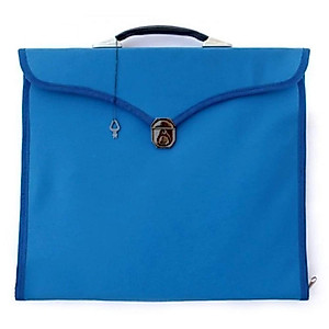 Masonic Regalia Provincial Full Dress Apron Square Compass G Cases [Multiple Colors] (BLACK)