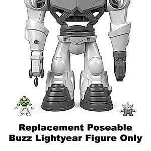 Imaginext Replacement Part Toy Story 4 Buzz Lightyear Robot - GBG65 ~ Replacement Poseable Buzz Lightyear Figure