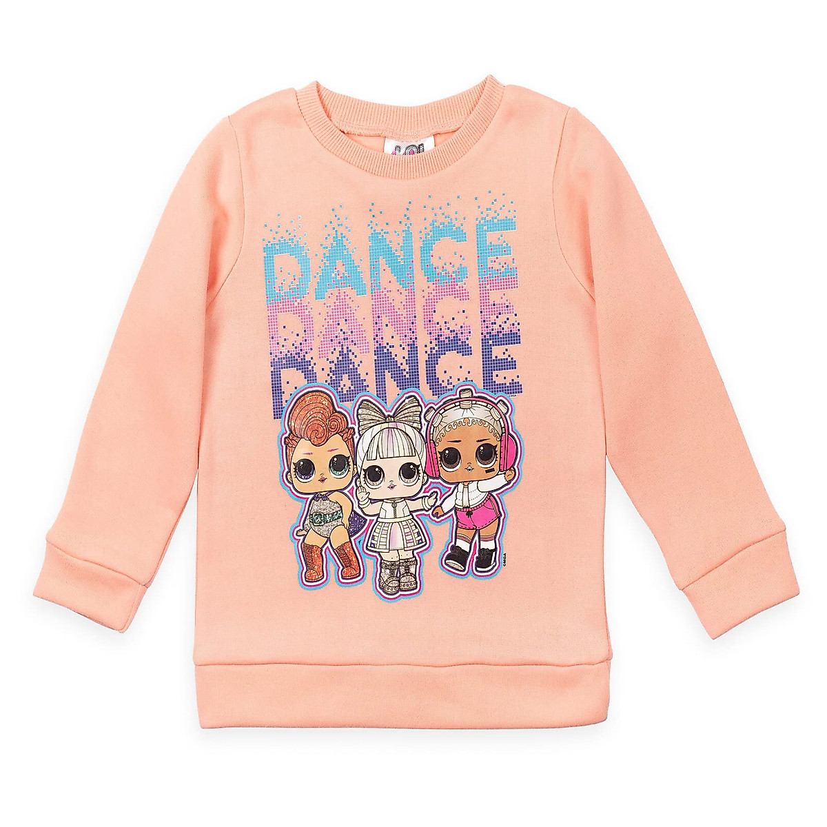 L.O.L. Surprise! Beats Dancebot Stardust Queen Big Girls Fleece Sweatshirt Pink 18-20