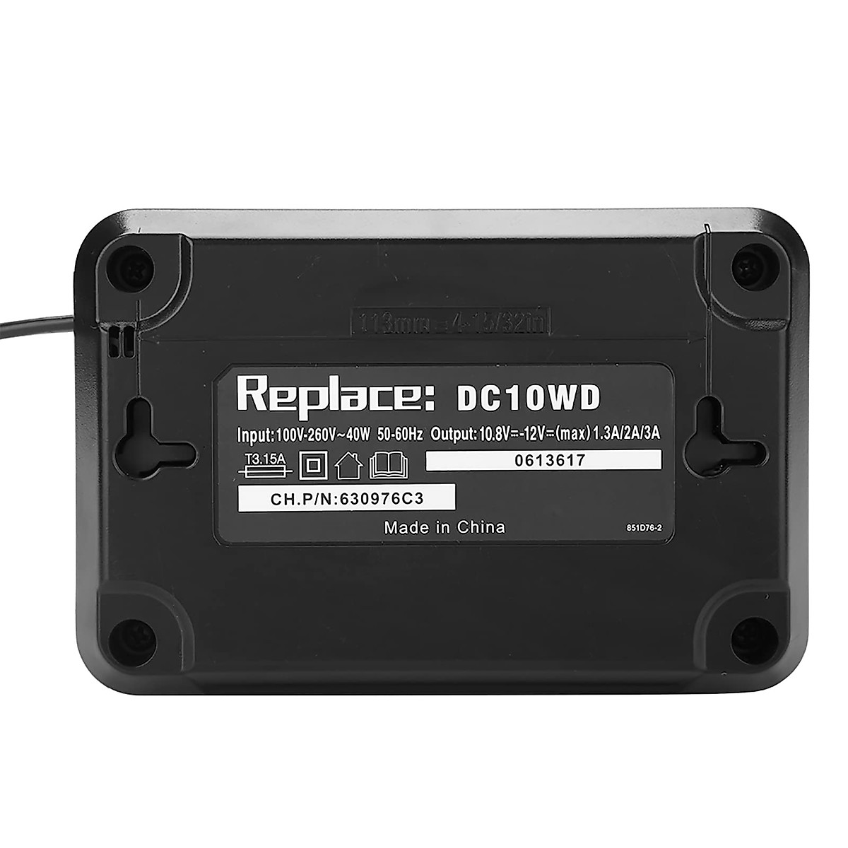 10.8V~12V Lithium Battery Charger for Makita, DC10WD DC10SB DC10WC BL1015 BL1016 BL1021B BL1041B Charger Replacement for Makita Black Decker Quick Charger(US Plug)