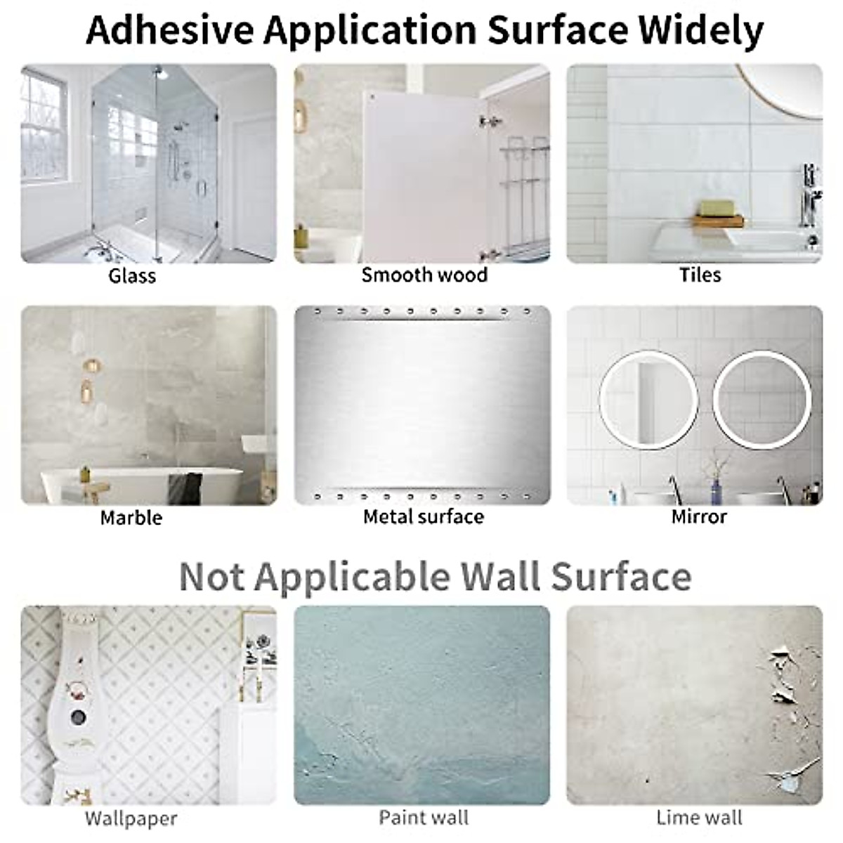 Jashlife Hair Dryer Holder Wall Mounted, Pasteable Installation, Blow Dryer Holder Wall Mount, Be Used Separately, Hair Tool Organizer Wall Mount, Hot Styling Bathroom Storage Basket for Curling Wand