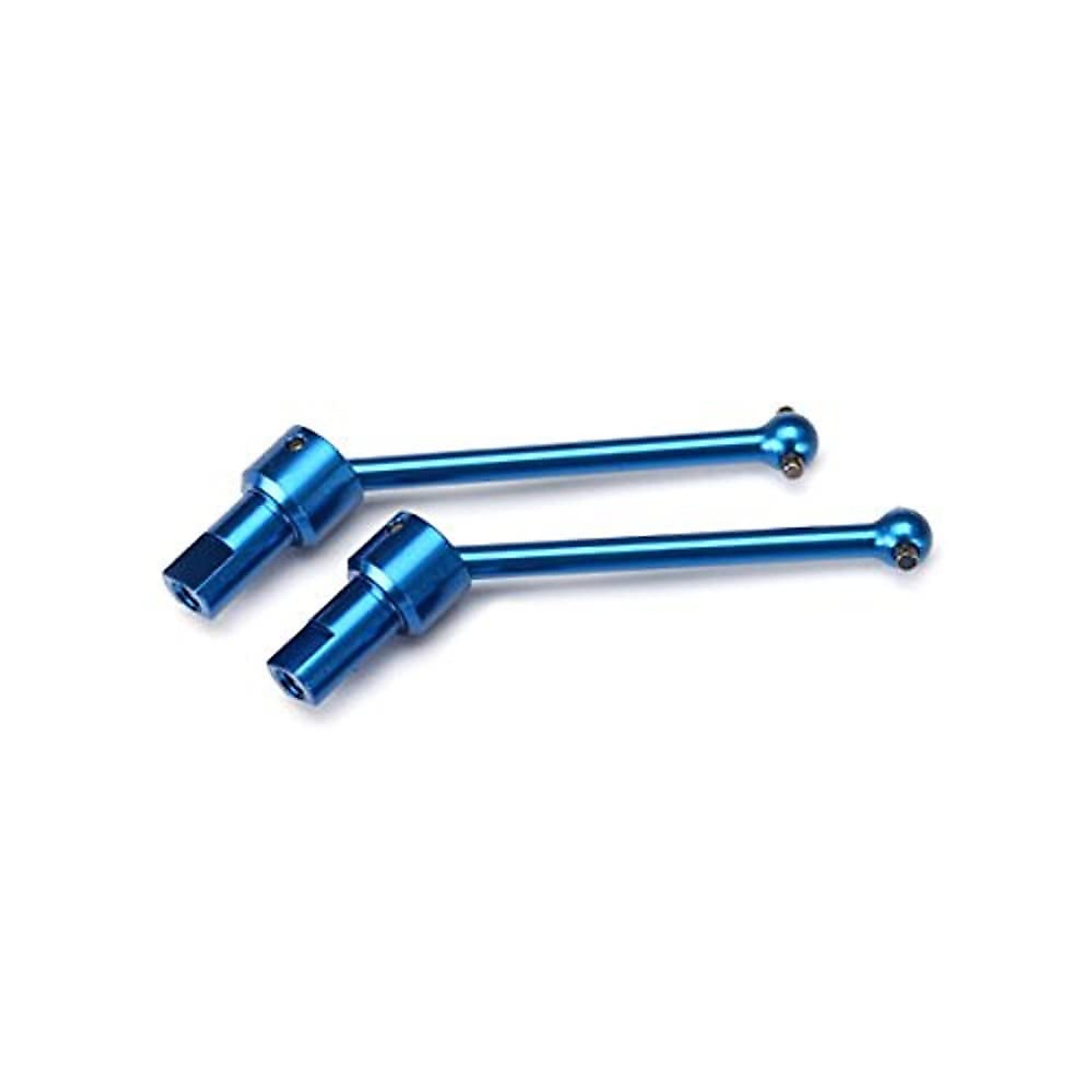 Traxxas 6061-T6 Aluminum Blue-Anodized Front & Rear Driveshaft Assembly (2 Piece)
