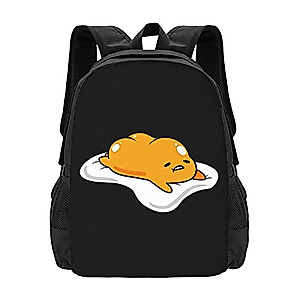 Gudetama_Cute Bag Backpack School Bag Adjustable Large Capacity Leisure Bags Unisex
