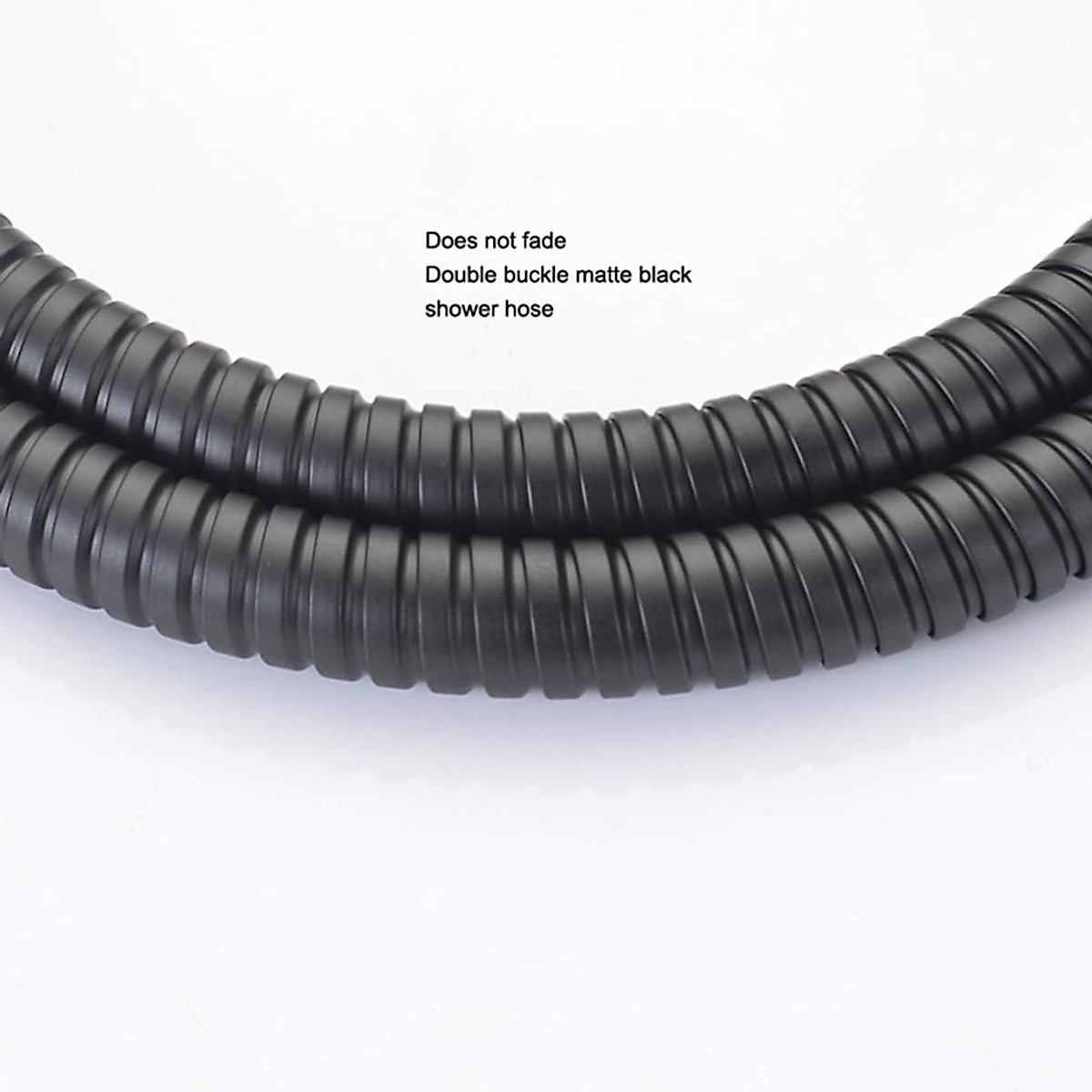 Cabilock Handheld Shower Head Set High Pressure Shower Head Sprayer with Stainless Steel Hose for Home Bathroom Kitchen(Black)