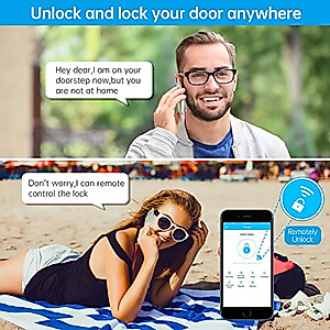 Hornbill Wi-Fi Gateway Remotely Control Your Bluetooth Smart Door Lock with TT Lock App, Smart Wi-Fi Bridge Hub Work with Alexa Voice Control Keyless Entry Keypad Smart Deadbolt, Works with 2.4 GHz