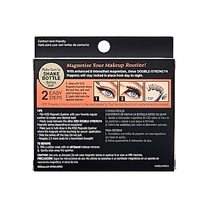 KISS Magnetic False Eyelashes, Charm', 12 mm, Includes 1 Pair Of Magnetic Lashes, Contact Lens Friendly, Easy to Apply, Reusable Strip Lashes