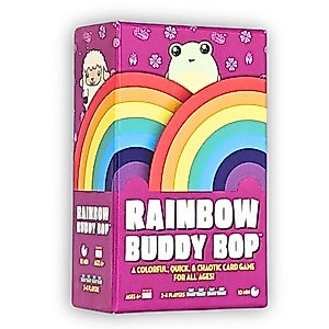 Rainbow Bunny Bop - A Family-Friendly Card Game - Perfect for Boys, Girls, Kids, Families & Adults Who Love Card Games and Board Games