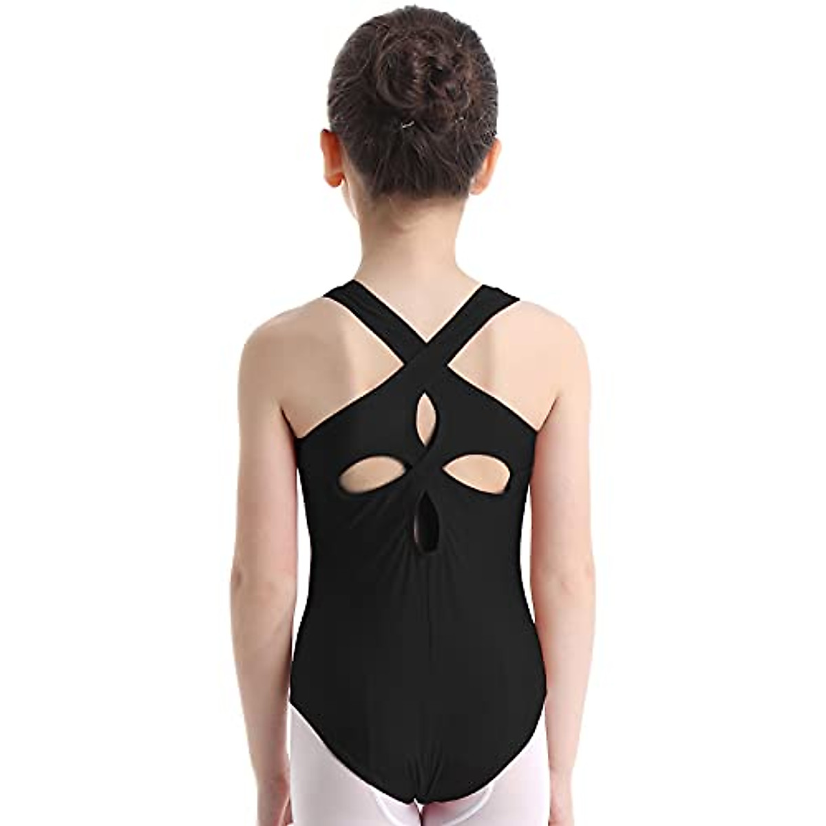 Happy Cherry Girls Gymnastics Leotard Sparkle Gradient Leotards for Kids