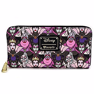 Loungefly Disney Villains All Over Print Wallet