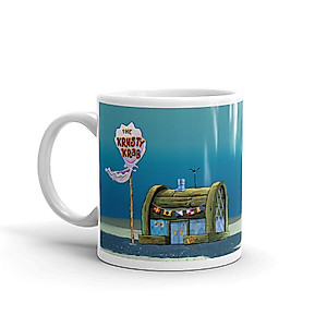 SpongeBob SquarePants The Krusty Krab 11 oz White Mug- Officially Licensed