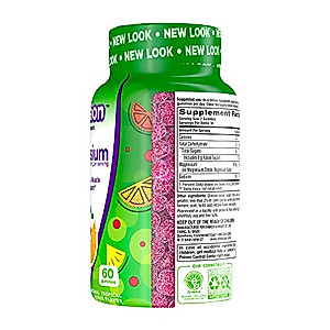 Vitafusion Magnesium Gummy Supplement, 60ct