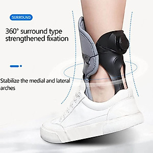 Plantar Fasciitis Night Splints Adjustable Plantar Fasciitis Brace Fits Both Left and Right Foot for Hemipleia Stroke Shoes Walking,Right-35-40