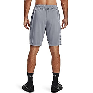 Under Armour UA Tech Graphic Shorts Steel/Black LG 10
