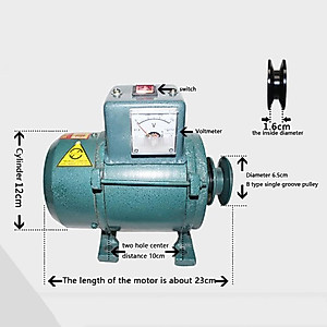 1000W/1800W/2200W Household Pure Copper Wire Permanent Magnet Generator Permanent Magnet Brushless Generator 220V Voltage Stable Frequency Household Pure Copper Wire (Color : 2200w) (Color : 1000w)