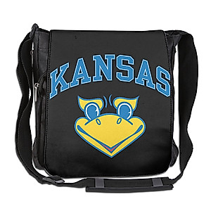 Kansas Jayhawks Man And Women Cool Single Shoulder Crossbody Bag Sackpack For Sport