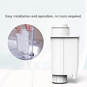 AQUACREST TÜV SÜD Certified Coffee Water Filter, Replacement for Brita® Intenza® Water Filter Gaggia®, Philips®, Saeco®, CA6702/00, Intenza® Coffee Filter (Pack of 2)