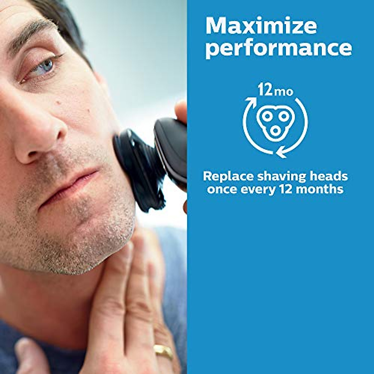 Philips Norelco Replacement Heads for Series 5000 Shavers, SH50/52