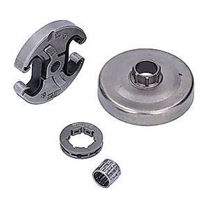 Wosune Clutch Drum, Chainsaw Clutch Iron Garden Tool Part Bearing Kit for for Car