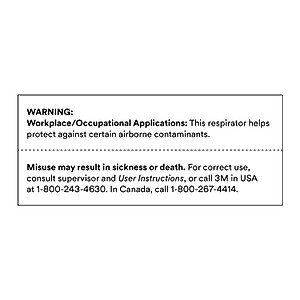 3M Mold and Lead Paint Removal Respirator P100, Reusable Respirator, Medium