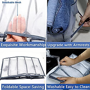 YuGtcen Drawer Organizers for Clothing, Foldable Clothes Drawer Organizer Washable Wardrobe Divider, Dresser Drawer Organizer Clothes for Underwear, Bra, Shirt, Jeans, Sweater, Sock, Tie, etc (6 Pcs)