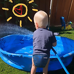 SmartNappy Blue Jeans by Amazing Baby, NextGen Hybrid Cloth Diaper Cover + 1 Tri-fold Reusable Insert + 1 Reusable Booster, Denim, Size 4, 22-40 lbs