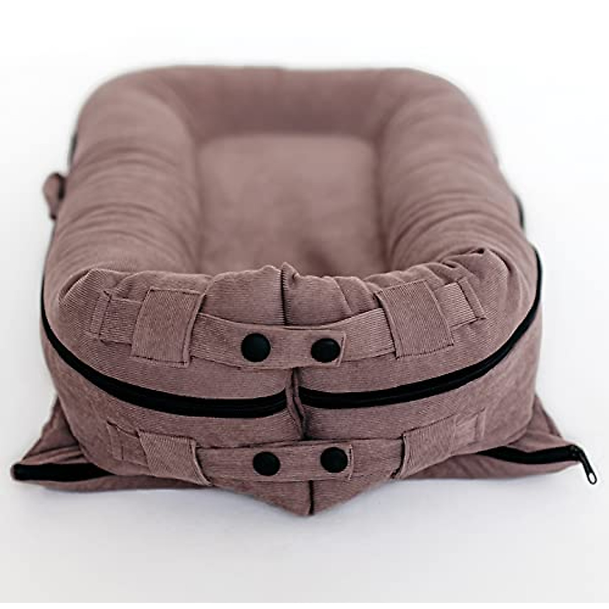 Lounger Cover by Sofia Amber – Cover ONLY for DockAToT and Sleepyhead Deluxe + Docks - Baby nest Sleep Pod Replacement Extra Cover - Cocoa