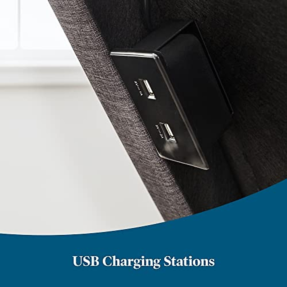 Lucid L300 Full Adjustable Bed Frame with Lucid 12 inch Latex Hybrid Full Mattress