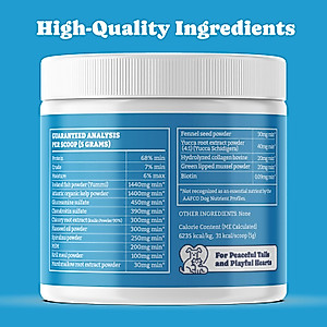 Supplements for Dogs, Dog Supplements Super Blend Powder 9 in 1, Vitamins for Dog, with Iceland Fish Powder, Support Gut Health, Hip and Joint, Multivitamin Support, 6.35oz, Fish Flavor