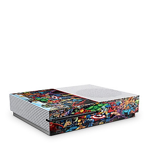 Superhero Skins for Xbox One S XBS Console Decal Vinal Sticker + 2 Controller Set