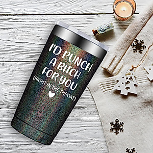 BIRGILT Best Friend Birthday Gifts for Women - Funny Friendship Christmas Gifts for Female Friends, Coworker, Sister, Bestie - 20oz Tumbler Cup