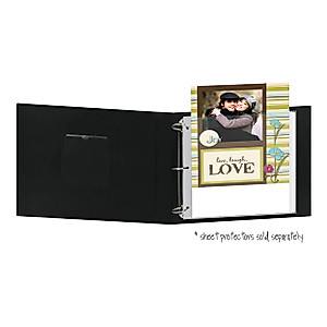 Pioneer Photo Albums Photo Album, 12"x12", Deep Black