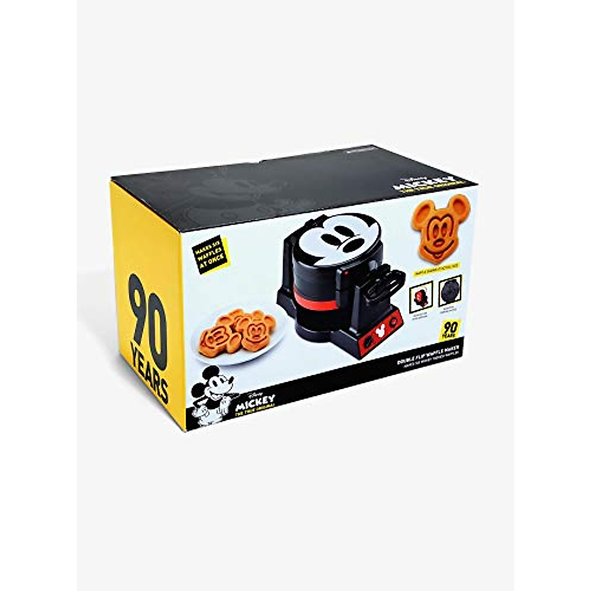 Disney's Mickey Mouse 90th Anniversary Double Flip Waffle Maker