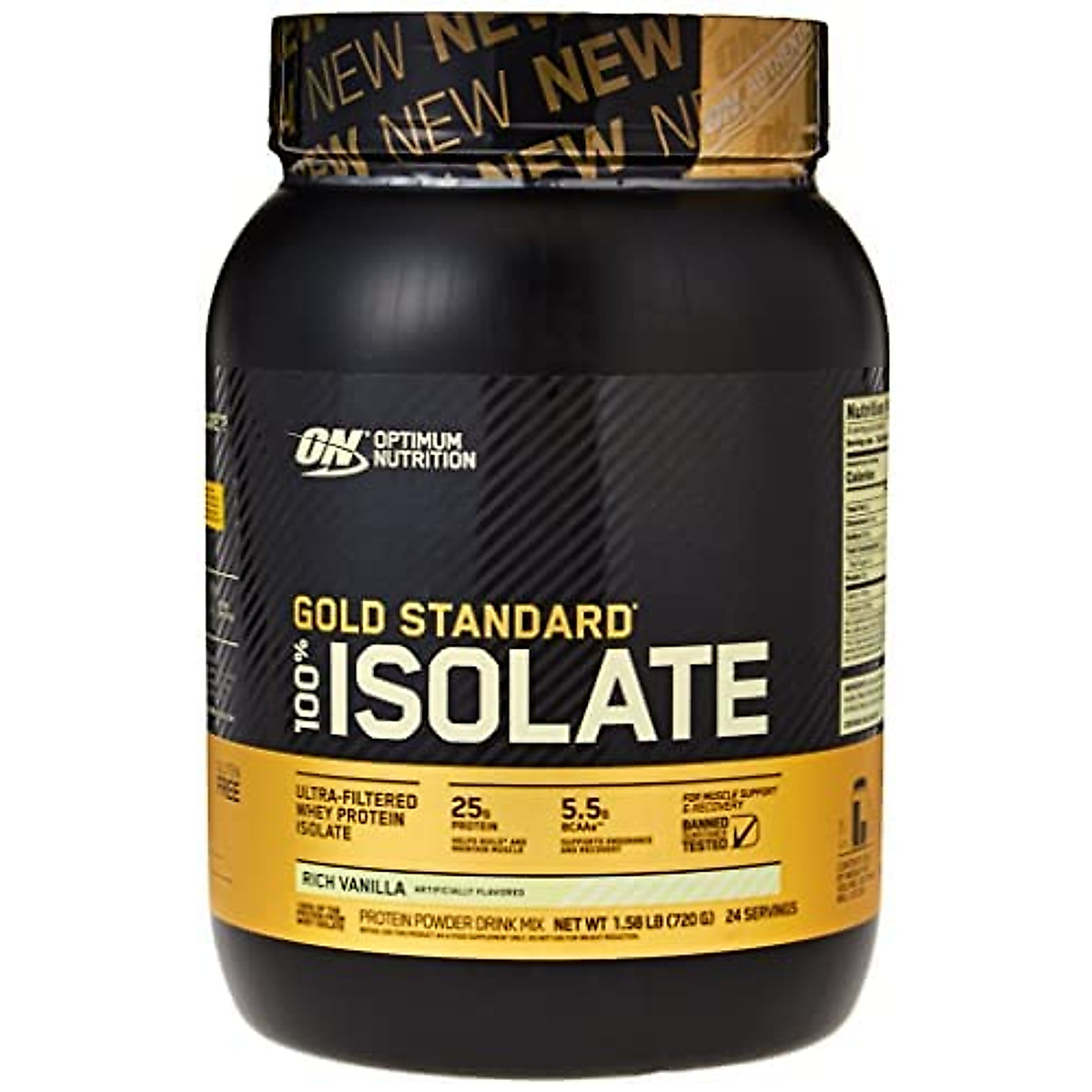 Optimum Nutrition on Isolate, Vanilla Soft Serve, 1.62 Pound