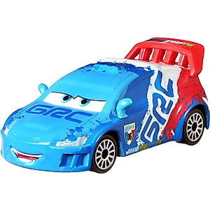 Disney Cars Toys and Pixar Cars Raoul Çaroule, Miniature, Collectible Racecar Automobile Toys Based on Cars Movies, for Kids Age 3 and Older, Multicolor