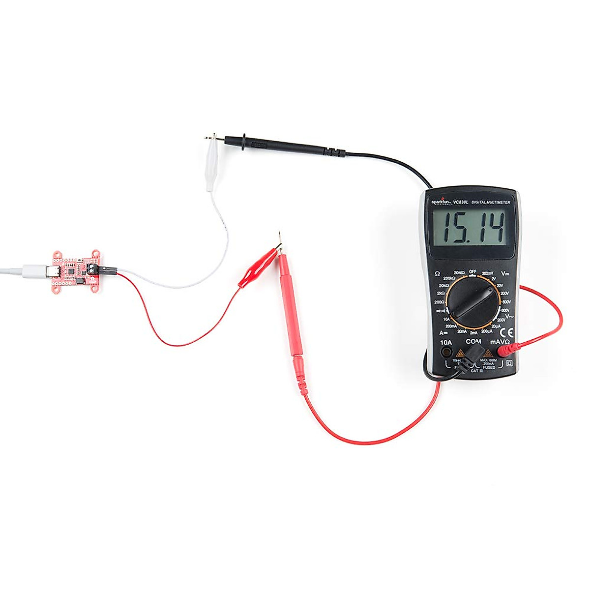 SparkFun Power Delivery Board - USB-C (Qwiic) Effectively Manage Power Distribution Achieve Higher voltages 5-20V Up to 100W of Power Output Current up to 5A Reversible USB-C Connection No Soldering
