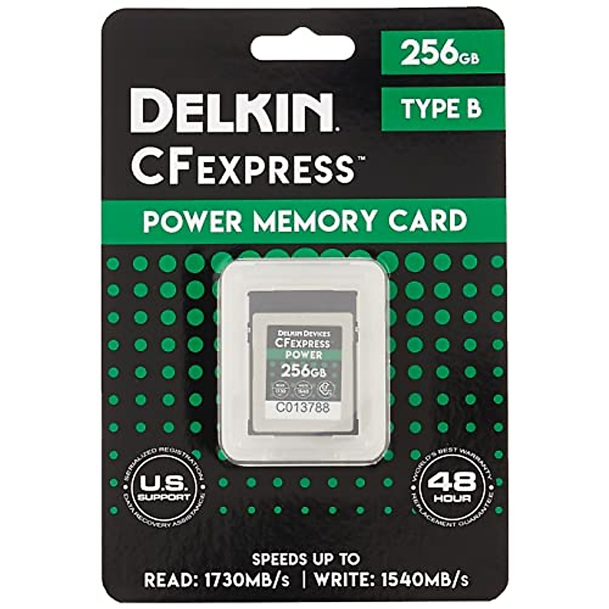 Delkin Devices 256GB POWER CFexpress Type B Memory Card (DCFX1-256)