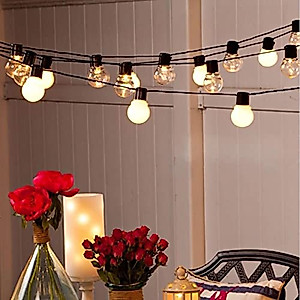Christmas Lights,Globe Bulb Solar Fairy String Light, for Party Holiday Garden Garland Christmas Decorations Home Outdoor Light Street Wedding 5M-20Led