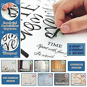 Laundry Room Decals Vinyl Art Lettering Decals for Walls Peel and Stick Laundry Sign Stickers Decor 22×9IN