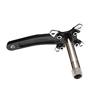Litetop Bike Crank Arm Set Mountain Bike Crank Arm Set 175mm 104 BCD with Bottom Bracket Kit and Chainring Bolts for MTB BMX Road Bicyle, Compatible with Shimano, FSA (1 Pair)