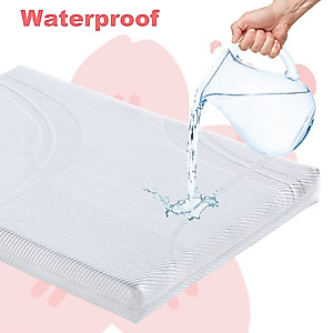 Ustenroya Pack n Play Mattress 38x24x3inch Travel Crib Mattress Portable & Lightweight Baby Mattresses, Removable Washable Cover 1'' Memory Foam & 2'' Foam for Dual Size Use