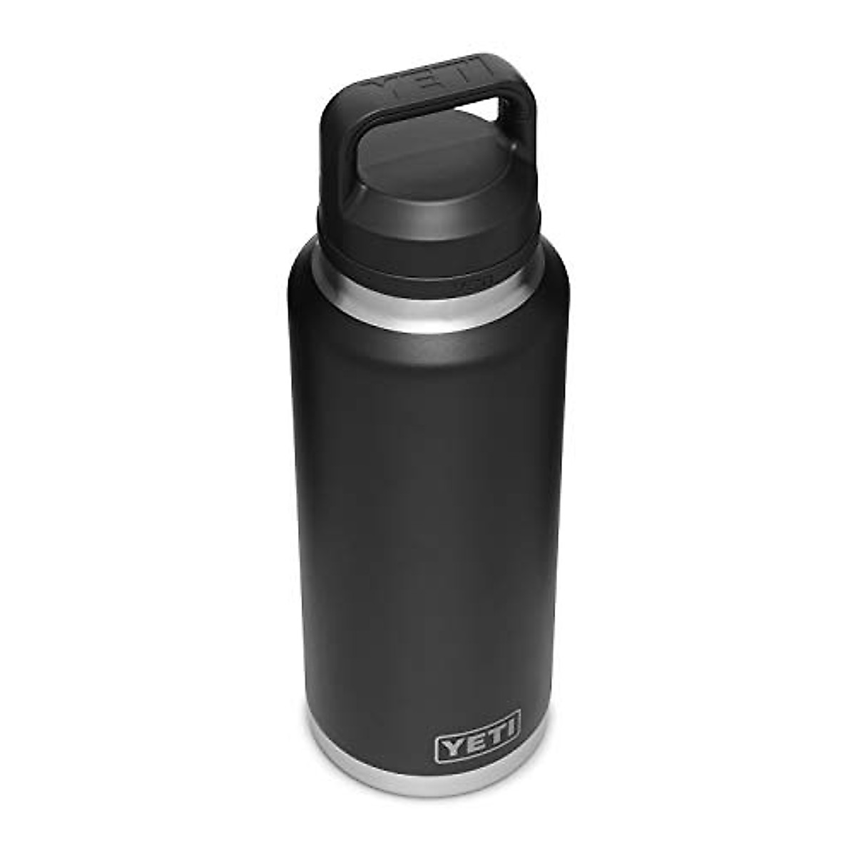 YETI Rambler 46 oz Bottle, Vacuum Insulated, Stainless Steel with Chug Cap, Black