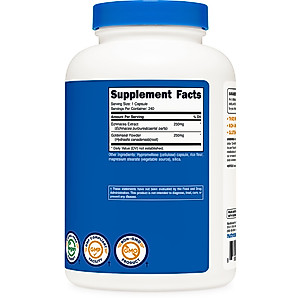 Nutricost Echinacea & Goldenseal Root, 500mg, 240 Capsules - Vegetarian Caps, Non GMO, Gluten Free